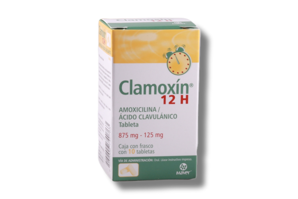 CLAMOXIN 12H 875MG C/10 TABLETAS | DIFAM